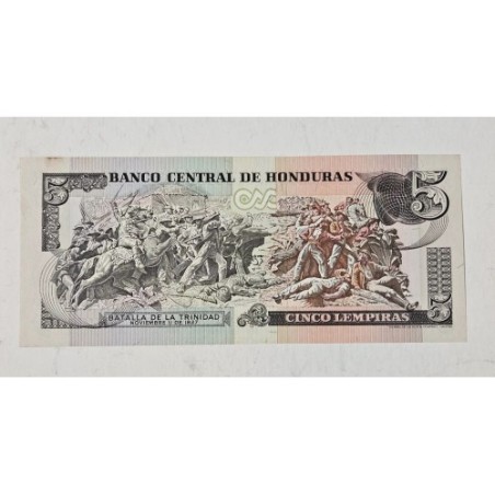 Cédula de Honduras 5 lempira P63a FE